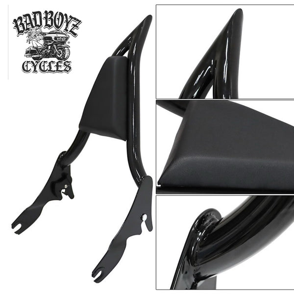 Reaper Sissy bar with Matching pad Diamond stitching – Bad Boyz Cyclez